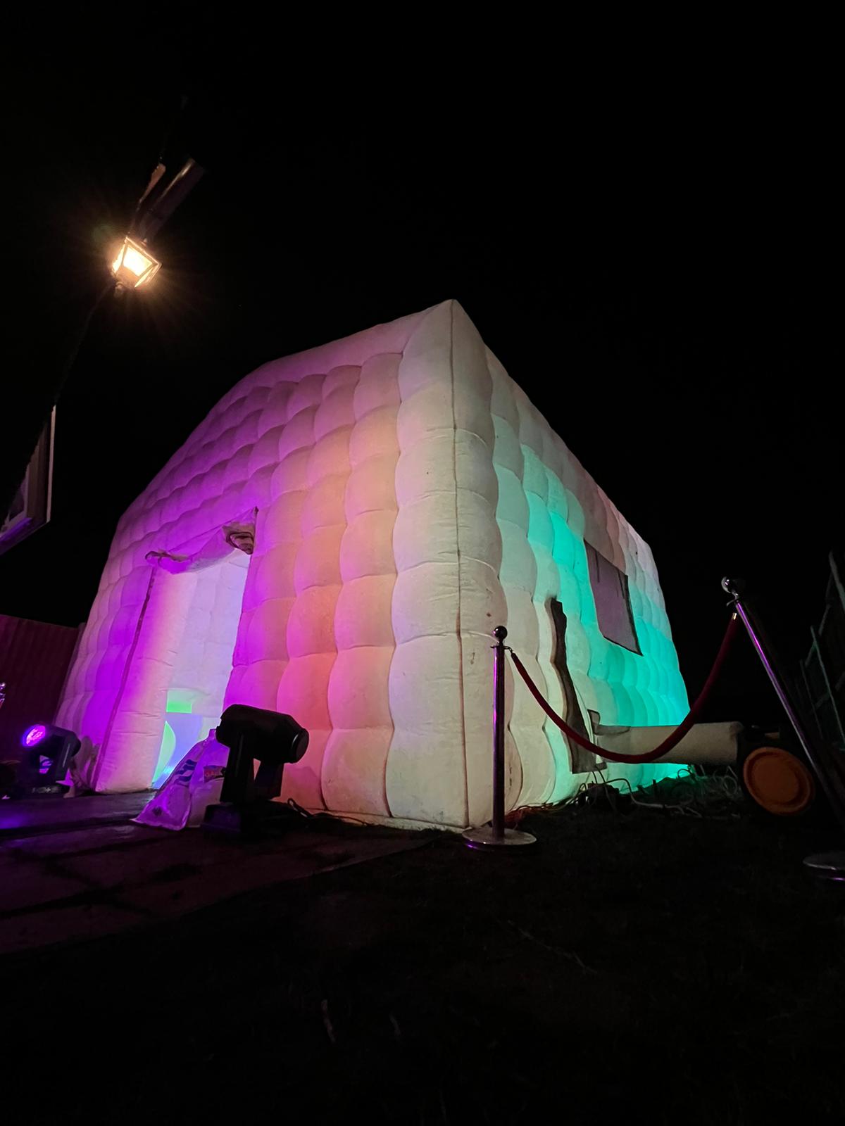 6x6m Square Inflatable Venue - Popup Parties