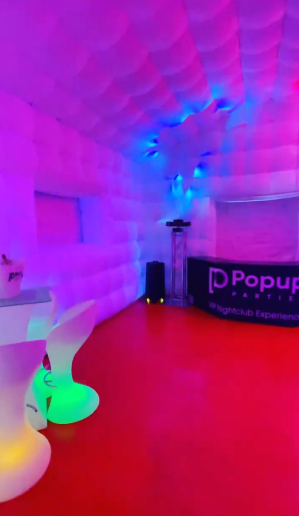 6x6m Square Inflatable Venue - Popup Parties